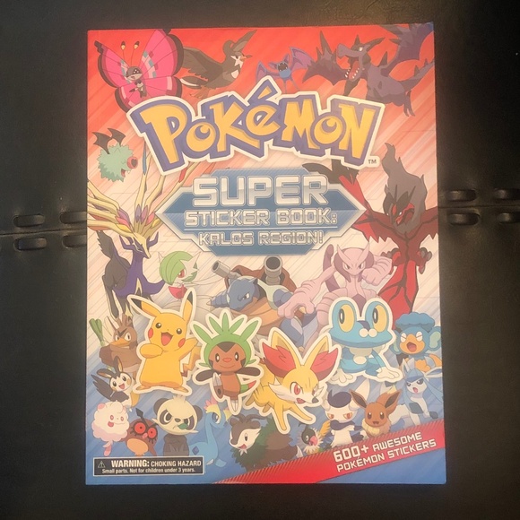 Pokémon | Toys | Pokmon Super Sticker Book Kalos Region | Poshmark